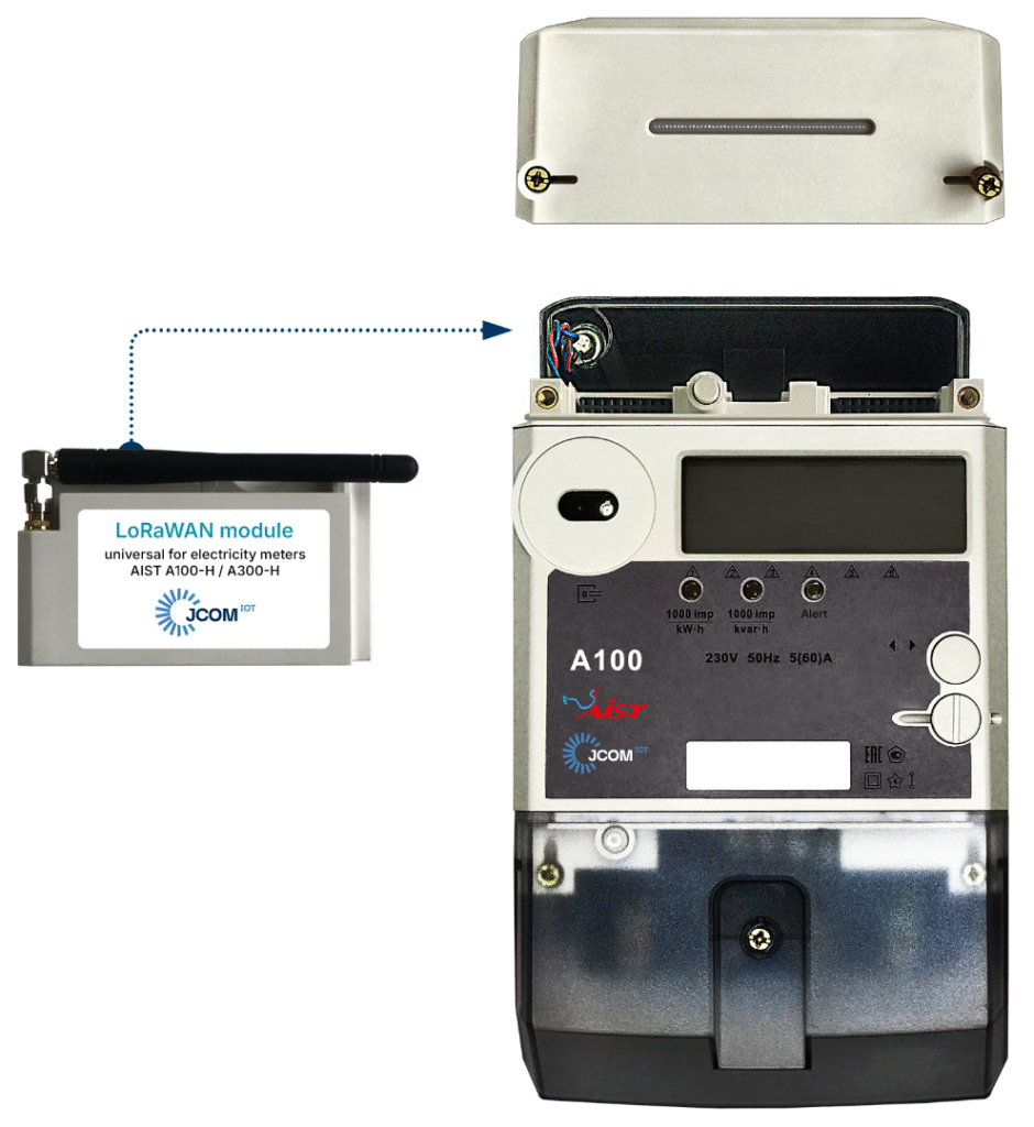 Buy Single-phase electricity meter AIST A100 H LoRaWAN at JCOM IOT